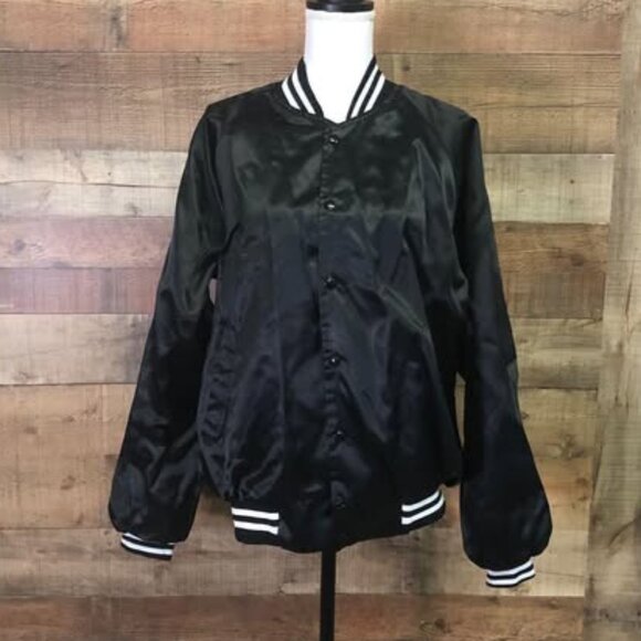 Unisex Vintage Black Summit Racing Jacket Size Large 42/44